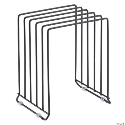 mDesign X-Large Steel Storage Tray Organizer Rack for Kitchen Cabinet ...