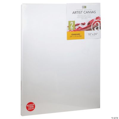 Art Advantage Artist Canvas Visual Edge 18"x 24" Twin Pack