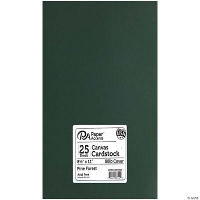 Canvas Cardstock - 8 1/2 x 11 in. - #55523 Pine Forest 25 pc.