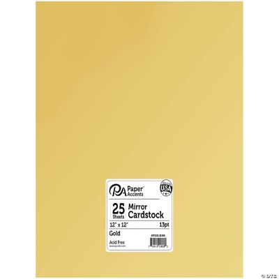 Mirror Cardstock - 12 x 12 in. - #808 Gold 25 pc.