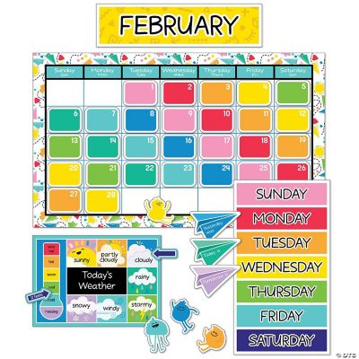 Happy Place Calendar Bulletin Board Set | Oriental Trading