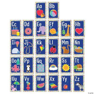 Carson Dellosa Education Mini Posters Alphabet Cards Poster Set ...