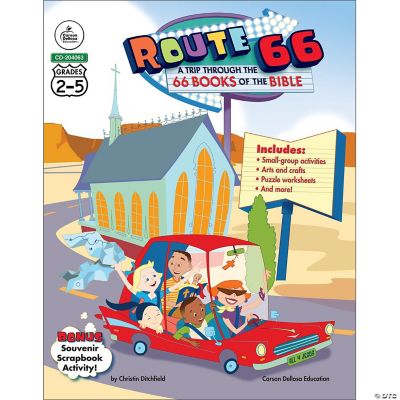 Carson Dellosa Route 66: The 66 Books of the Bible for Kids—Grades 2-5 ...