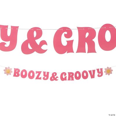 Boozy & Groovy Bachelorette Party Garland | Oriental Trading