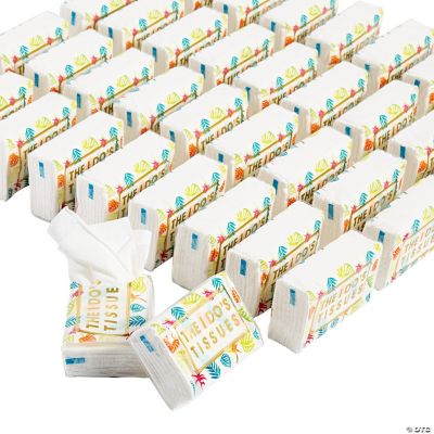 Bulk 100 Pc. Tropical Print Tissue Favor Packs | Oriental Trading