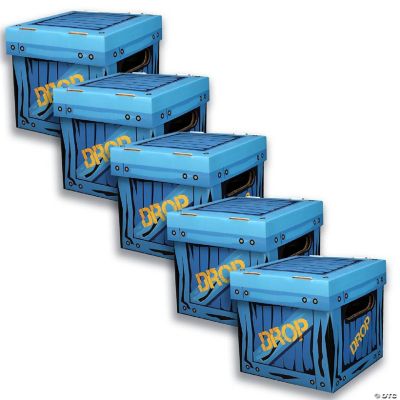 Crazy Safety Enforcer Box - Blue Drop Box - Cool Design - Set of 5