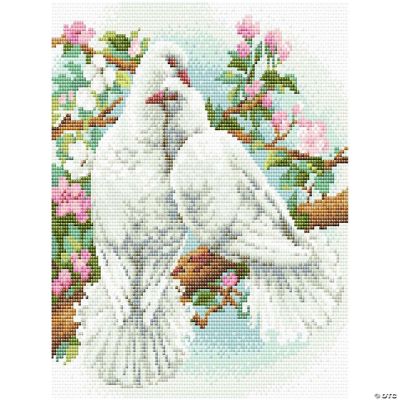 Riolis Diamond Mosaic Kit 11.75x11.75 White Doves