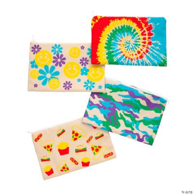 Colorful Zipper Pouches - 12 Pc. | Oriental Trading
