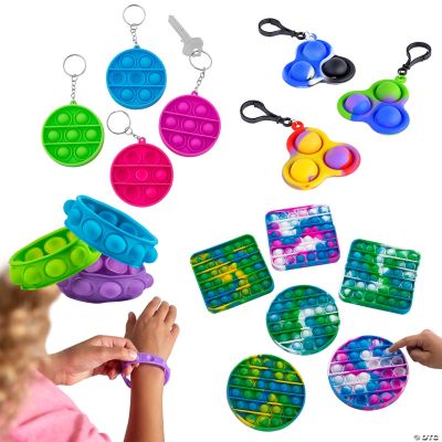 Lotsa Pops Pop Fidget Toy Fun Assortment for 12 - Discontinued