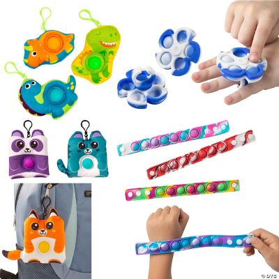 Bulk 60 Pc. Lotsa Pops Pop Fidget Toys & Accessories Assortment ...