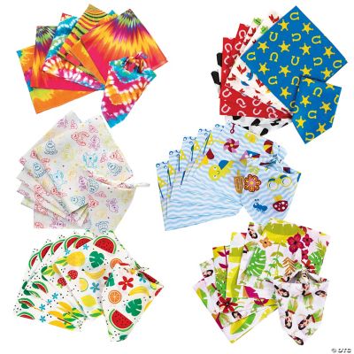 Bulk 72 Pc. Value Bandana Kit Assortment - Discontinued