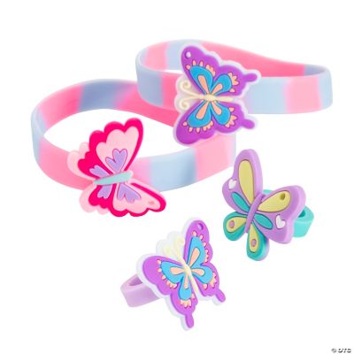 Butterfly Bracelets & Rings - 24 Pc. | Oriental Trading