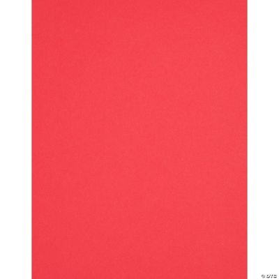 Paper Accents Cardstock 8.5"x 11" Smooth 65lb Red 1000pc Box