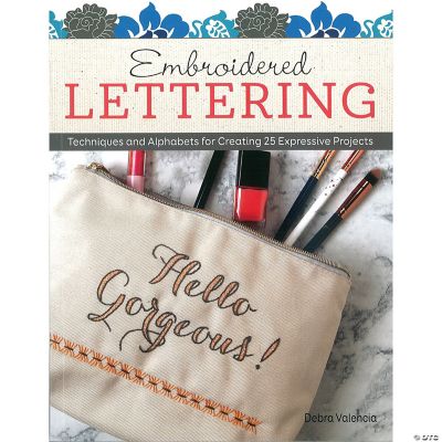 Design Originals Embroidered Lettering Book | Oriental Trading