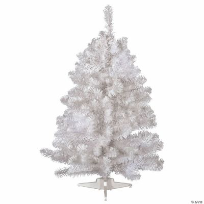 Vickerman 2' Crystal White Spruce Artificial Christmas Tree, Unlit ...