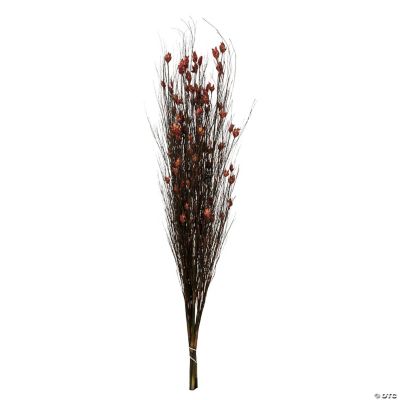 Vickerman 36-40" Long Stem Bell Grass with Red Colored Seed Pods, 2 per ...