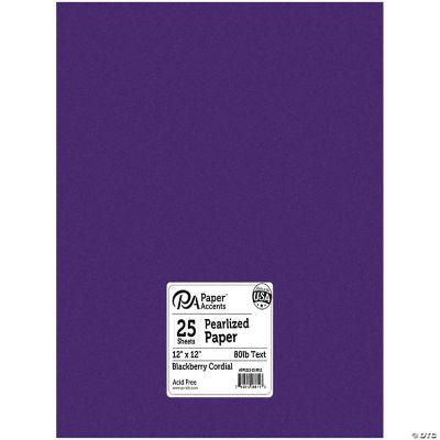 Pearlized Paper - 12 x 12 in. - #8811 Blackberry Cordial 25 pc.