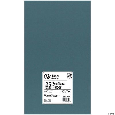 Pearlized Paper 8 1/2 x 11 in. Ocean Jasper | Oriental Trading