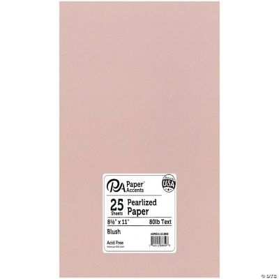 Pearlized Paper 8 1/2 x 11 in. Blush