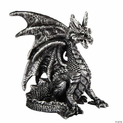 FC Design 3.75"W Medieval Silver Dragon Statue Fantasy Decoration ...