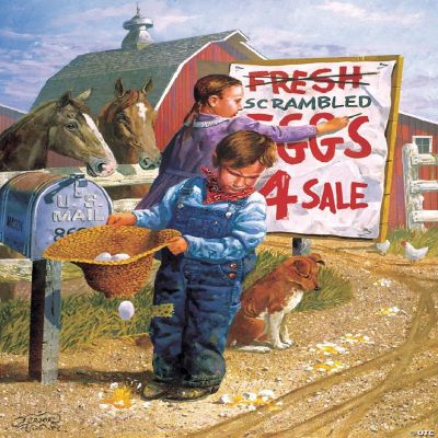 Sunsout Scrambled Eggs 500 pc Jigsaw Puzzle | Oriental Trading