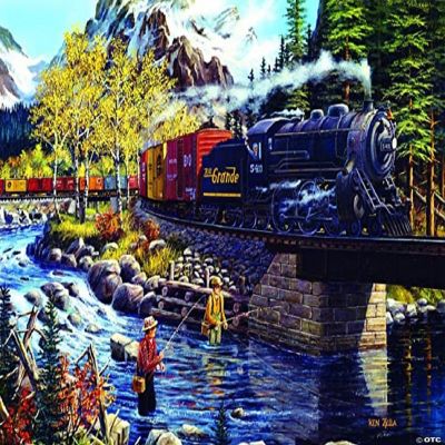 Sunsout Cascade Run 550 pc Jigsaw Puzzle | Oriental Trading