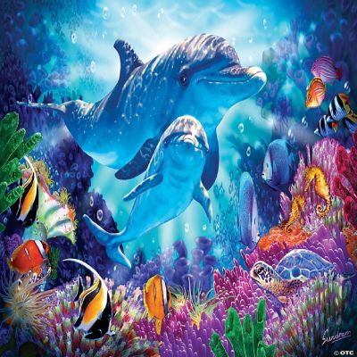 Sunsout Dolphin Guardian 500 pc Jigsaw Puzzle | Oriental Trading
