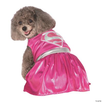Pink Supergirl Dog Costume - Discontinued