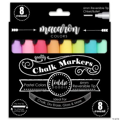 Loddie Doddie - 8ct Liquid Chalk Markers - Macaron Pastel Colors