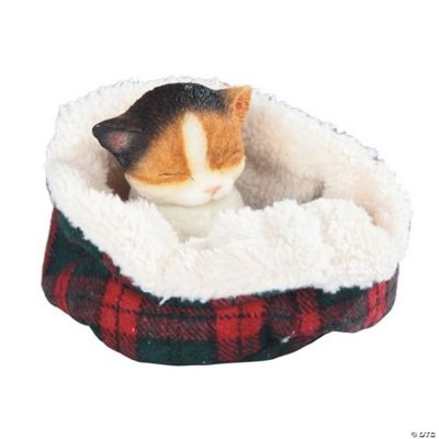 FC Design 6"W Calico Cat Sleeping in Woven Blanket Figurine | Oriental ...