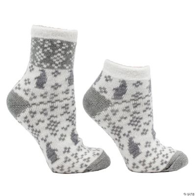 North Pole - 2 pack o of double layer socks Rose N Shea butter infused