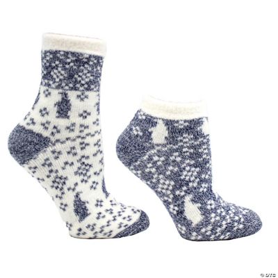 North Pole - 2 pack o of double layer socks Rose N Shea butter infused