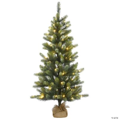 National Tree Company 4.5 ft. Trinity Spruce Tree with LED Lights ...