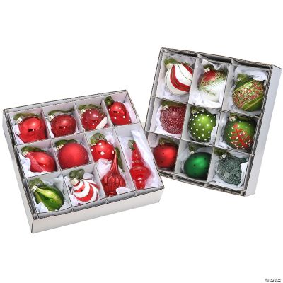 National Tree Company 20-Piece Christmas Tree Ornament Set, General ...