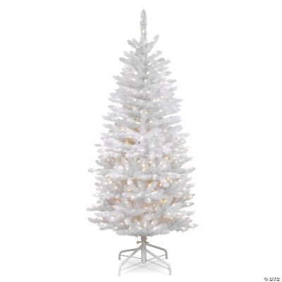 National Tree Company 4.5 ft. Kingswood® White Fir Pencil Tree with ...