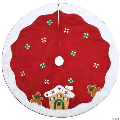 National Tree Company 48" Be Merry Collection Gingerbread House Tree Skirt