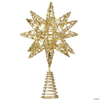 National Tree Company 14.5" Falling Star Tree Top for Artificial Trees ...