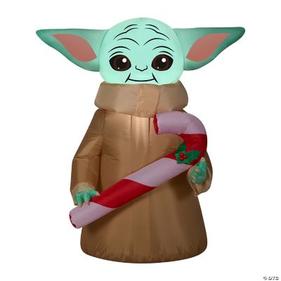 National Tree Company 3.5 ft. Inflatable Baby Yoda | Oriental Trading