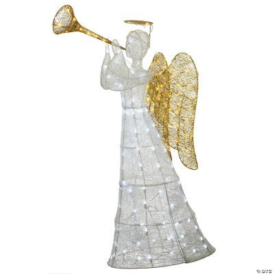 National Tree Company 60" Angel Decoration with LED Lights | Oriental ...