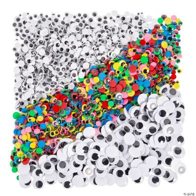 Bulk Makerspace Googly Eye Assortment - 2200