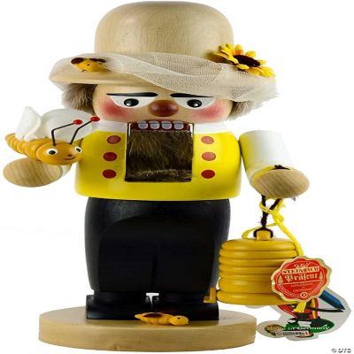 Kurt Adler Chubby Beekeeper Handmade Nutcracker Figurine, 11.5 Inches