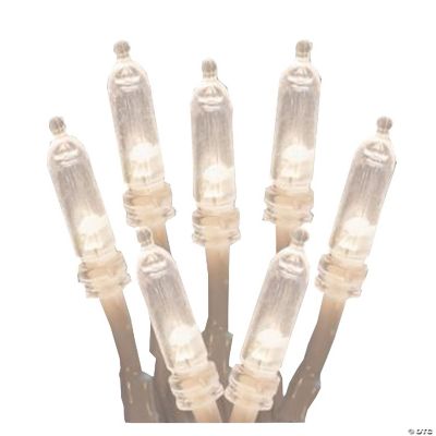 ProductWorks Mini Bulb LED Light String, Cool White, 32-Feet, 150 ...