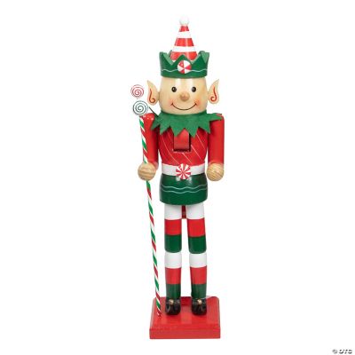 Northlight 15" Red and Green Traditional Striped Elf Christmas ...