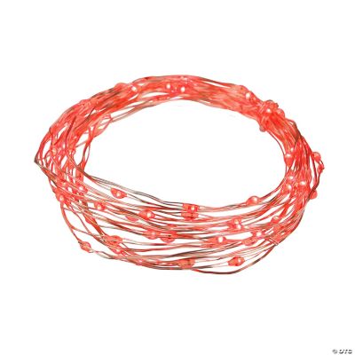 Northlight 100ct Red LED Micro Fairy Lights - 20ft Copper Wire ...