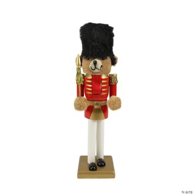Nutcracker Factory 14" Red and Gold Soldier Nutcracker Christmas Table ...