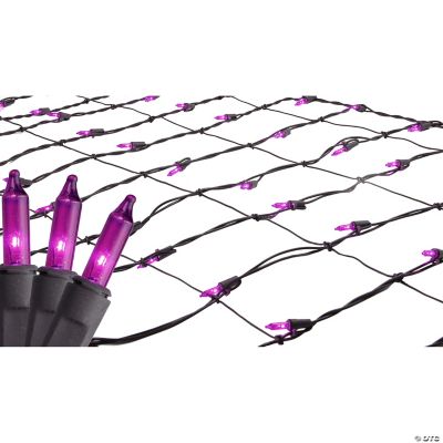 Northlight 2' x 8' Purple Mini Tree Trunk Wrap Christmas Net Lights ...