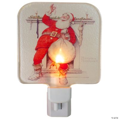 Northlight 6" Norman Rockwell 'Filling the Stocking' Glass Christmas ...