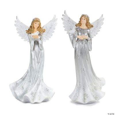 Melrose International Angel (Set Of 2) 12.75In | Oriental Trading