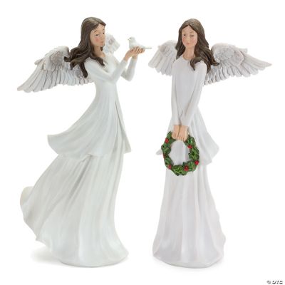 Melrose International Angel (Set Of 2) 12In