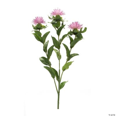 Melrose International Thistle Spray (Set Of 6) 24.5In